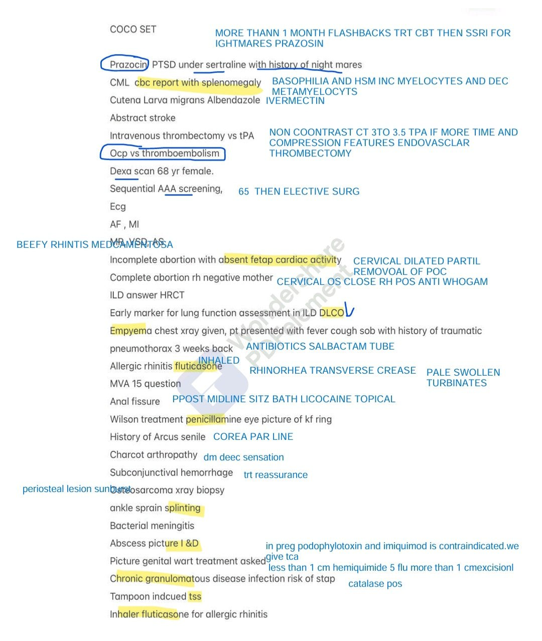 STEP 2CK RECALLS 2024-2025 – MedicosMD