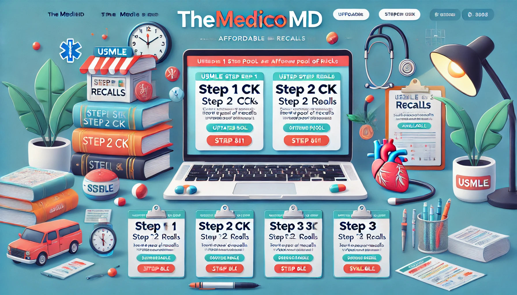 USMLE step Recalls New pool 2025-2026 – MedicosMD